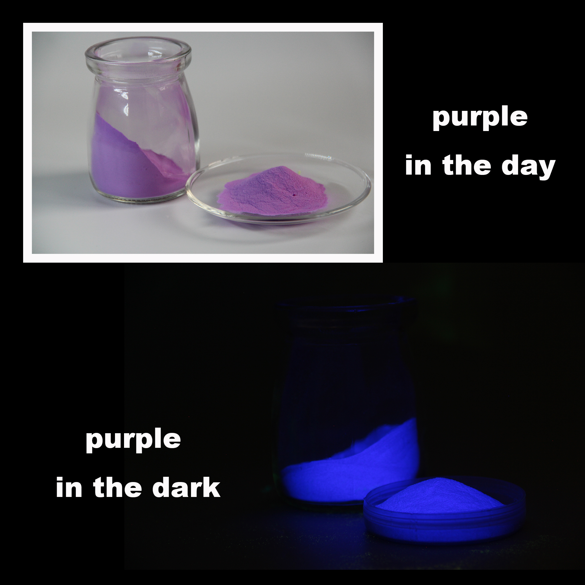 CPP-386 Colored Purple Powder 40um Particle Size Long Effect Non-toxic ...